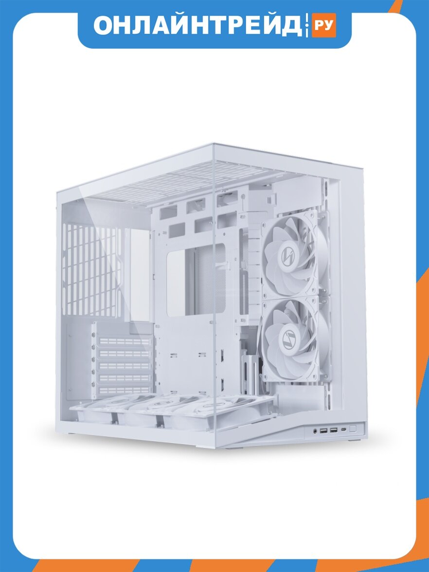 Корпус Lian LI O11 Dynamic Mini V2 Flow, белый (G99. O11DMIV2FW. R0)