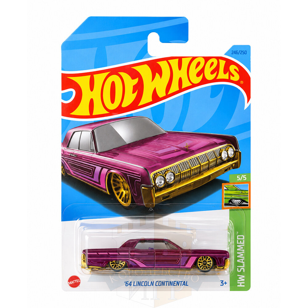 Машинка Mattel Hot Wheels '64 Lincoln Continental, арт. HKJ09 (C4982) 246/250