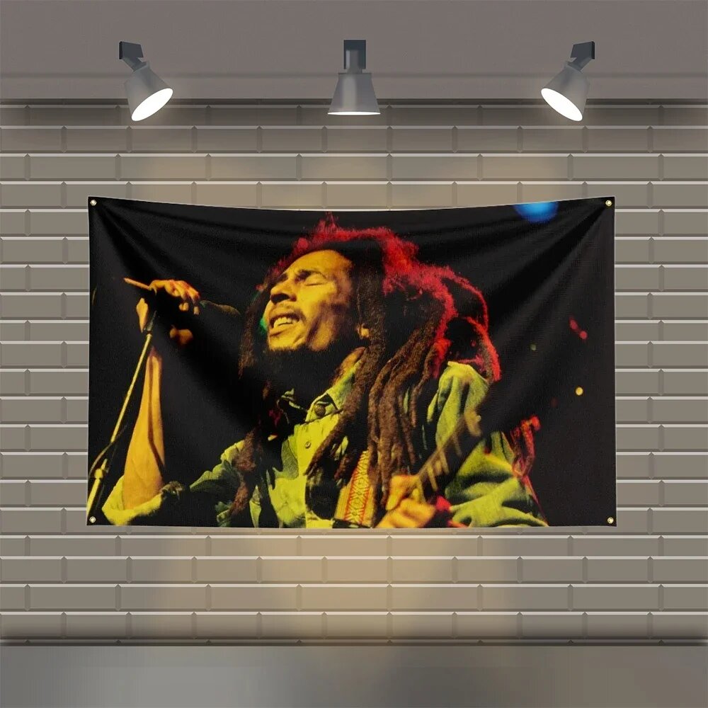 Флаг Bob Marley 120x180 см, ZZ1978