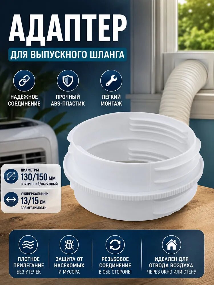 Соединитель выхлопного шланга мобильного кондиционера