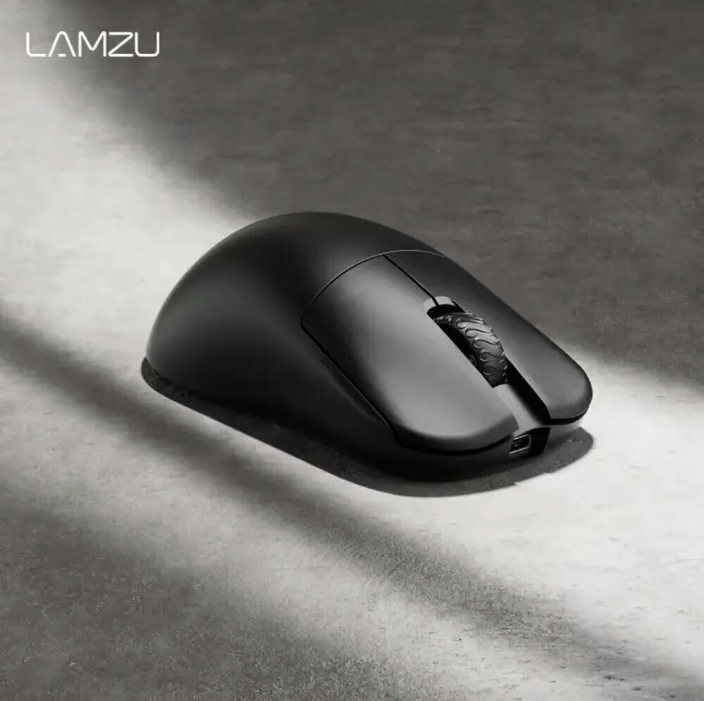 Игровая мышь беспроводная LAMZU INCA Series Игровая мышь беспроводная/8K беспроводная и проводная, черное, черный, черный матовый