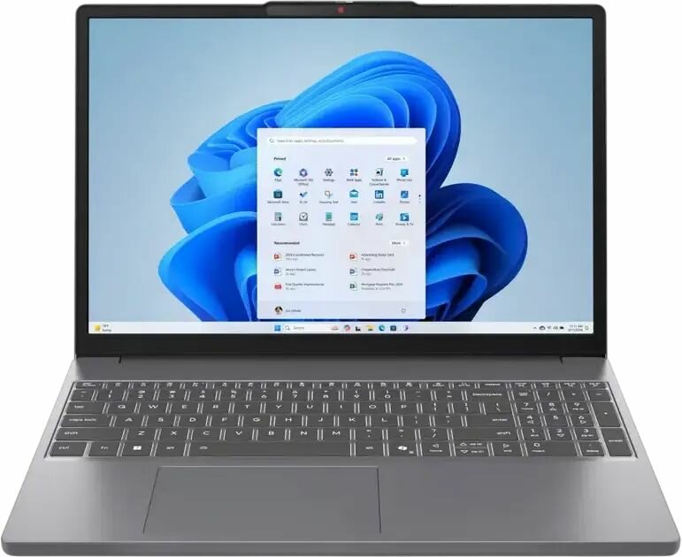 Ноутбук Lenovo IdeaPad Slim 3 16IRH10 16" (1920x1200) IPS, Intel Core i5-13420H, 16Гб DDR5, 512Гб SSD, Intel UHD, Windows 11 Pro, серый (83K2000WRK-WIN)