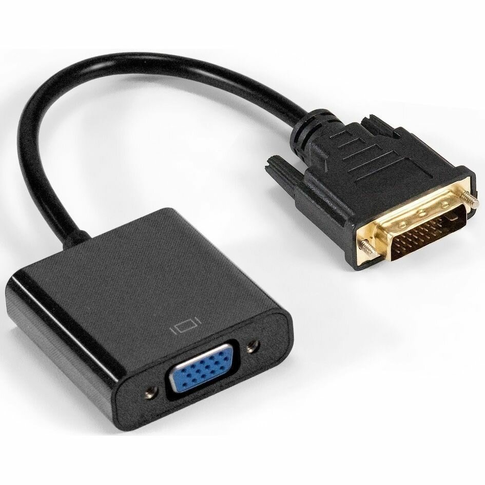 Адаптер-переходник Exegate EX294677RUS 25м VGA/DVI чёрный