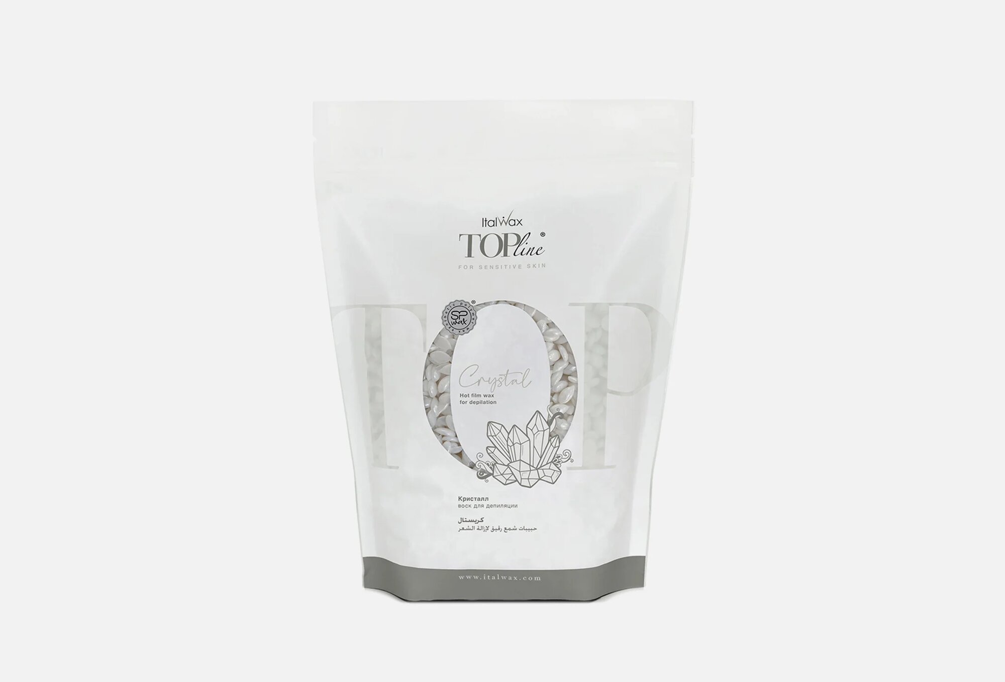 Italwax TOP LINE CRYSTAL – SYNTHETIC FILM WAX Воск горячий пленочный 750г