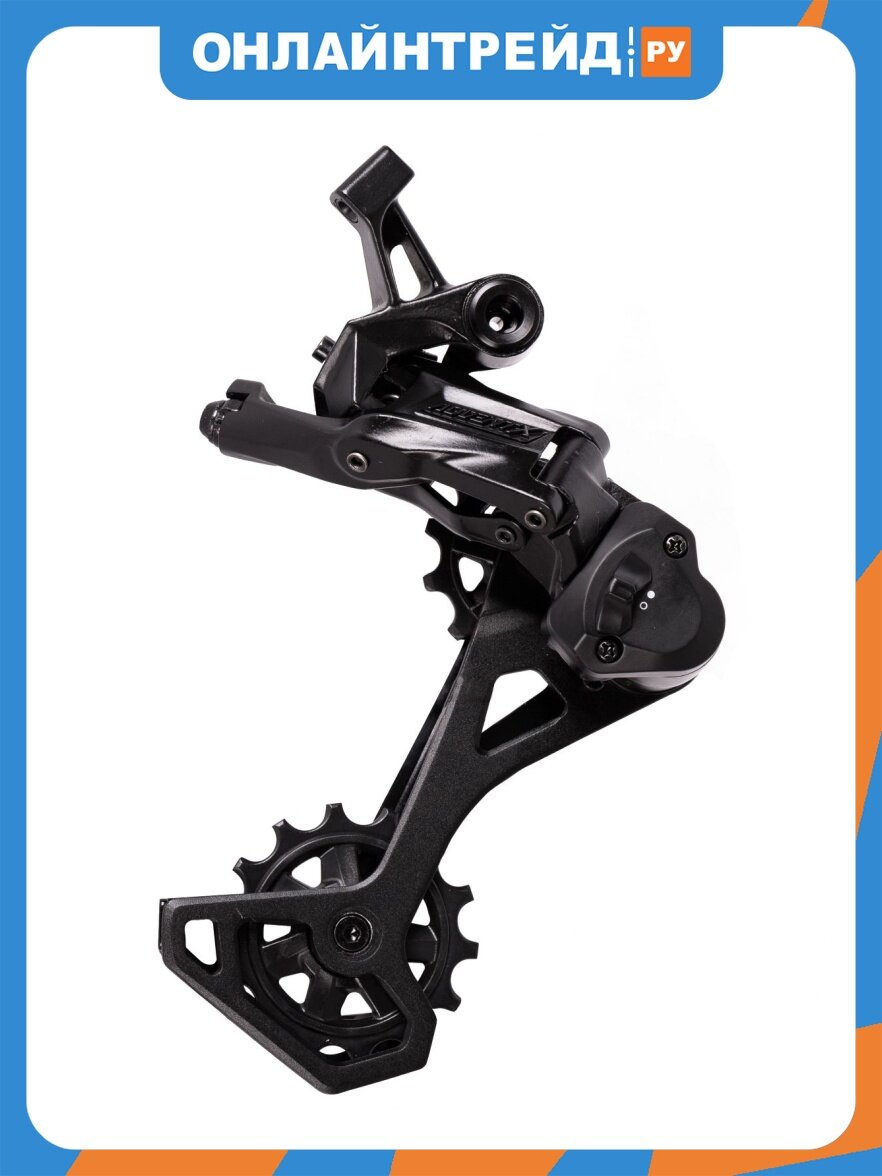 Переключатель задний Microshift AdventX RD-M6205AM, 10 ск, Clutch, средняя лапка, алюминий, черный
