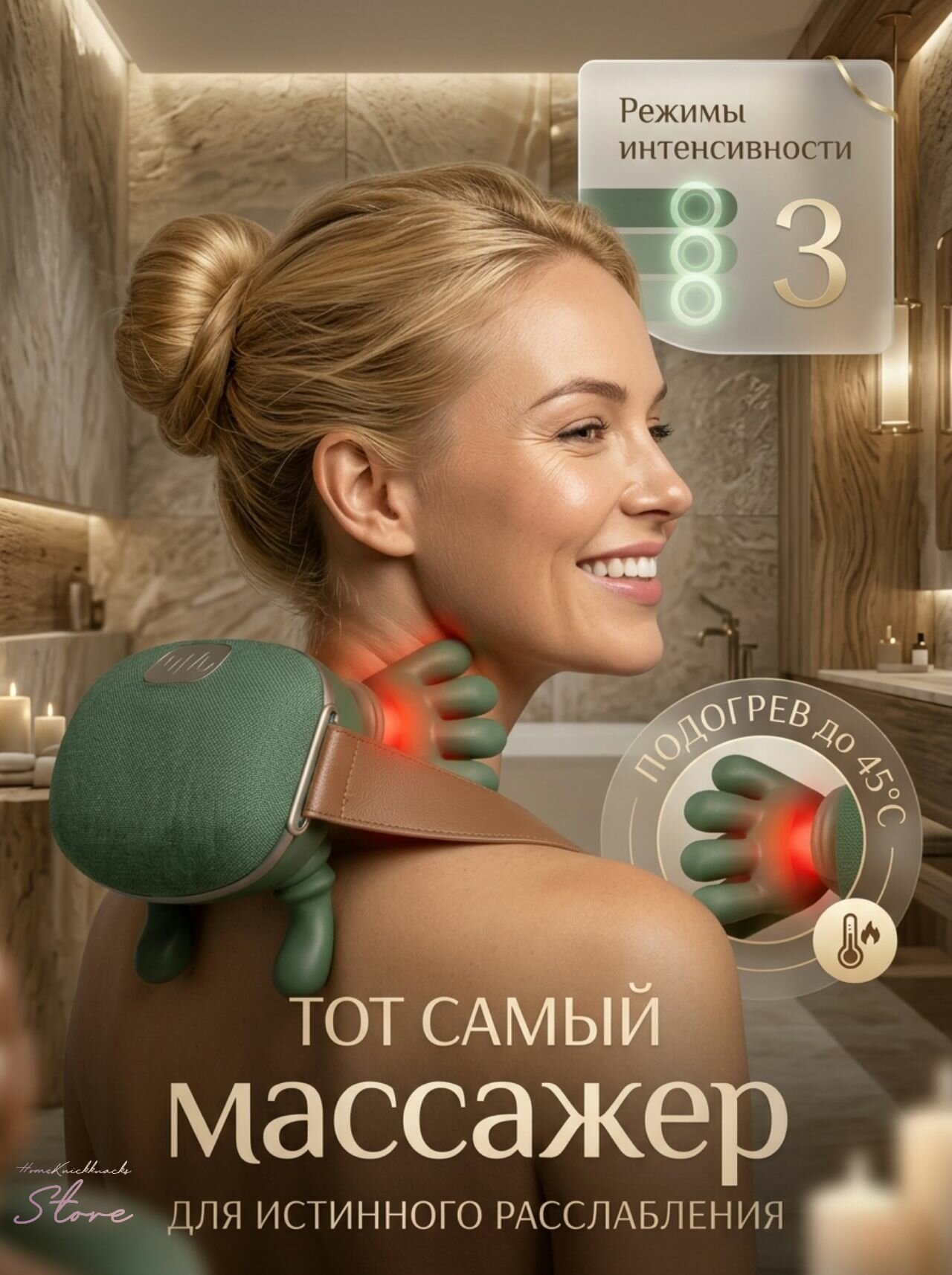 Массажер для шеи "Руки шейный массажер массаж шеи