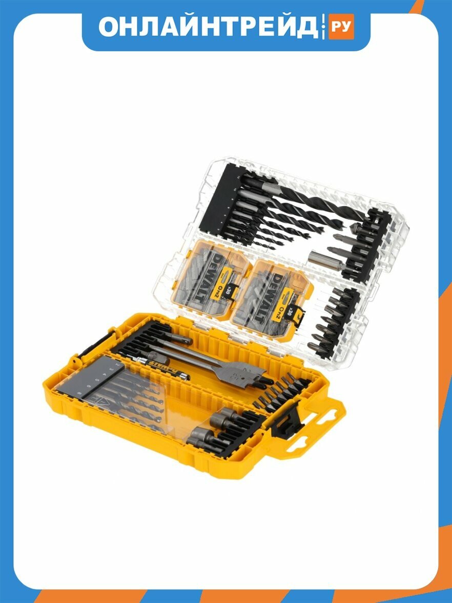 Набор оснастки Dewalt DT70784, в кейсе, 100 шт.