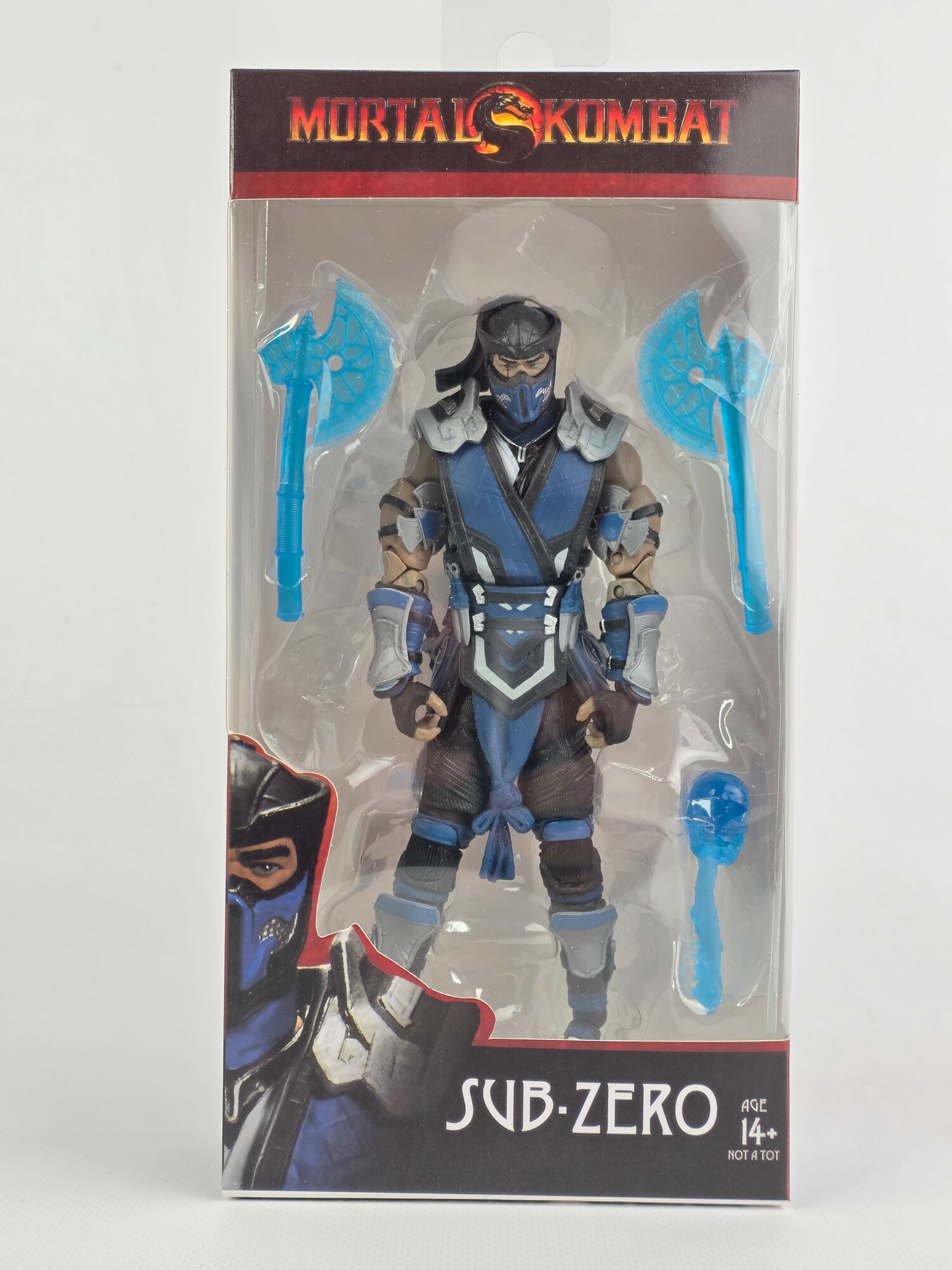 Подвижная фигурка Саб-Зиро из игры Mortal Kombat Sub Zero McFarlane Toys