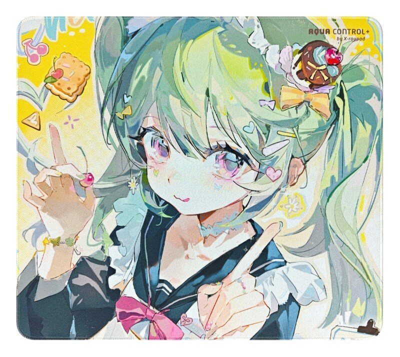 Коврик для мыши X-raypad Aqua Control Plus Mint Yellow L (360x300x4мм)