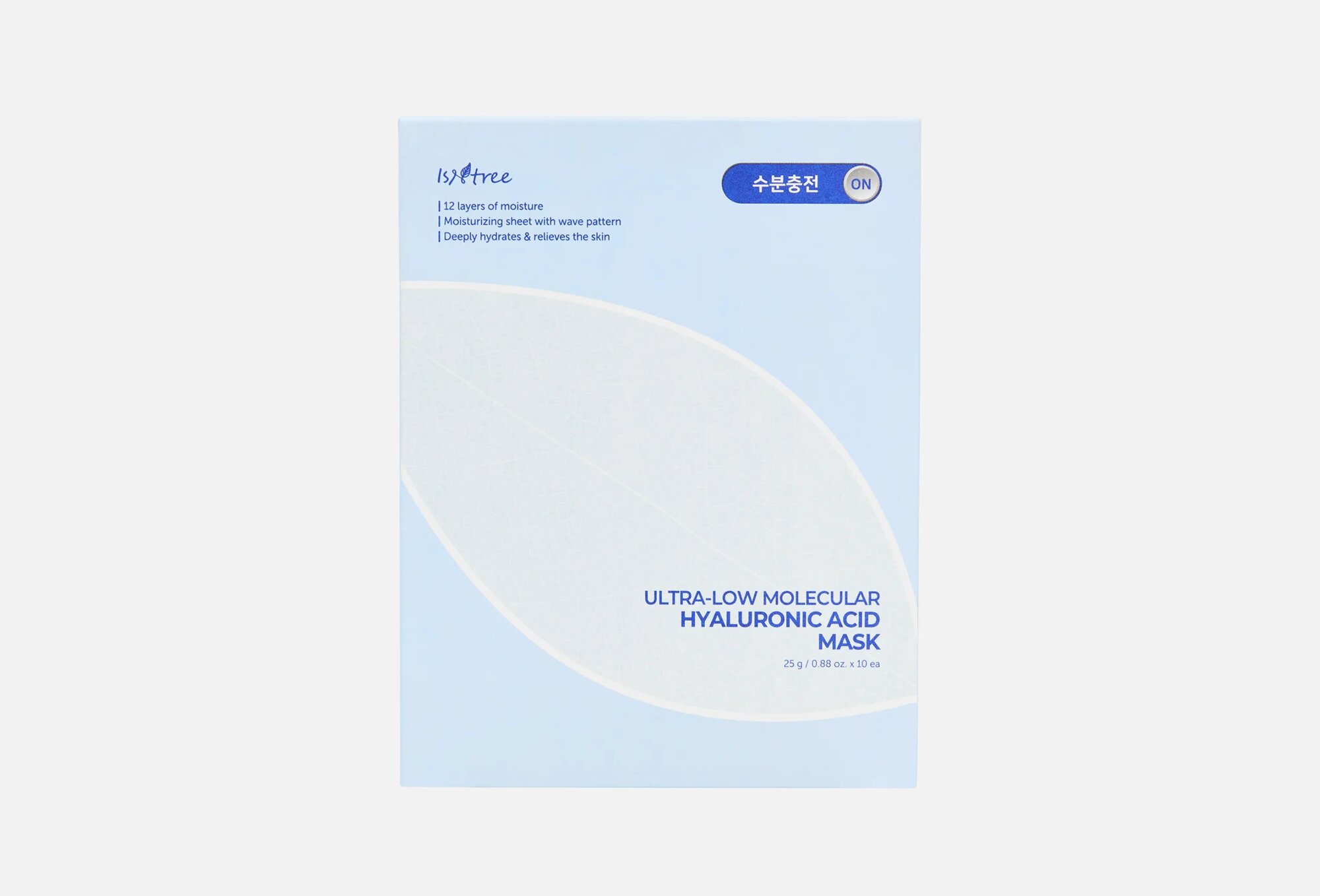 IsNtree ULTRA-LOW MOLECULAR HYALURONIC ACID Набор Увлажняющих тканевых масок для лица 10шт