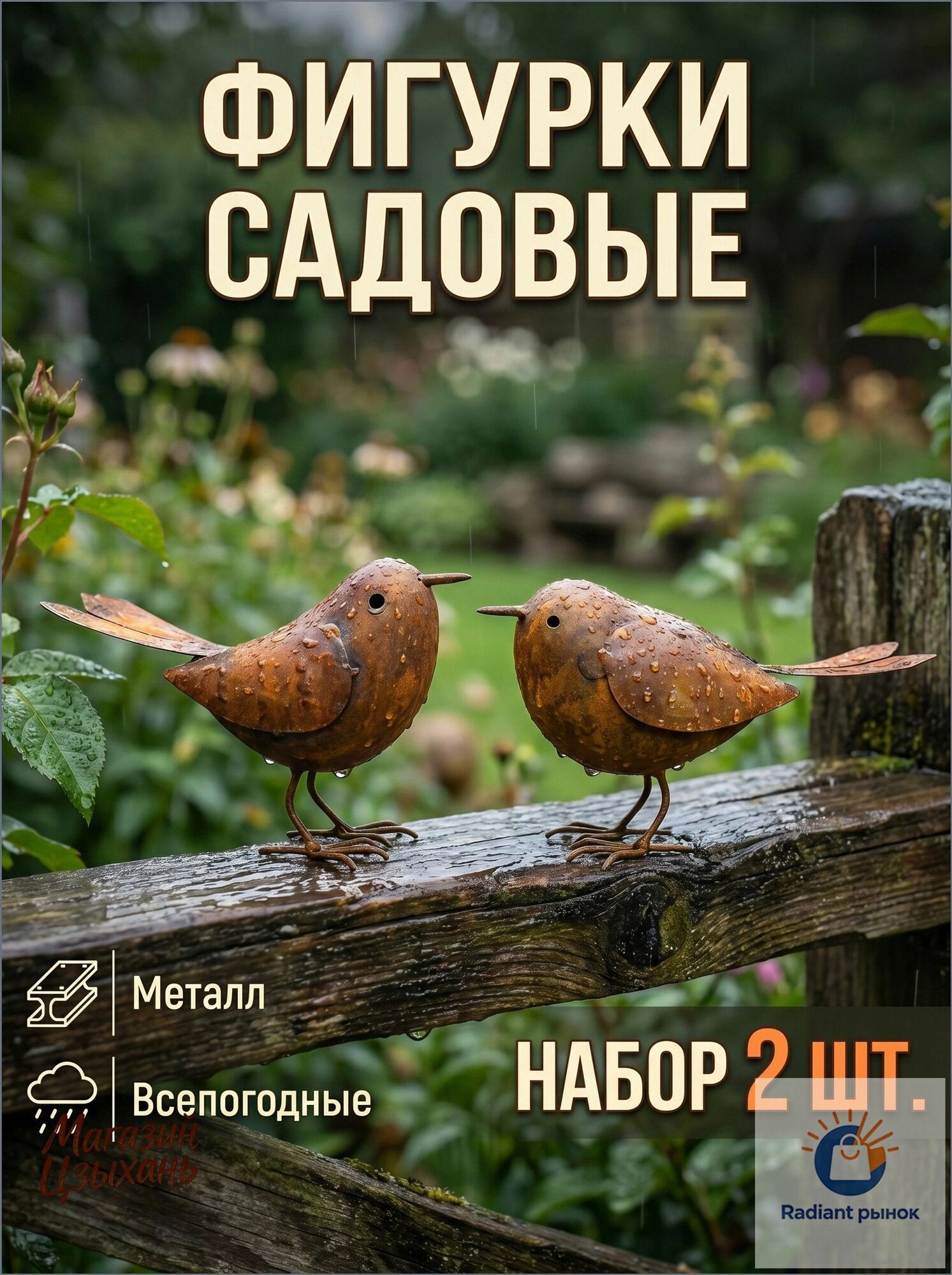 Фигурка садовая