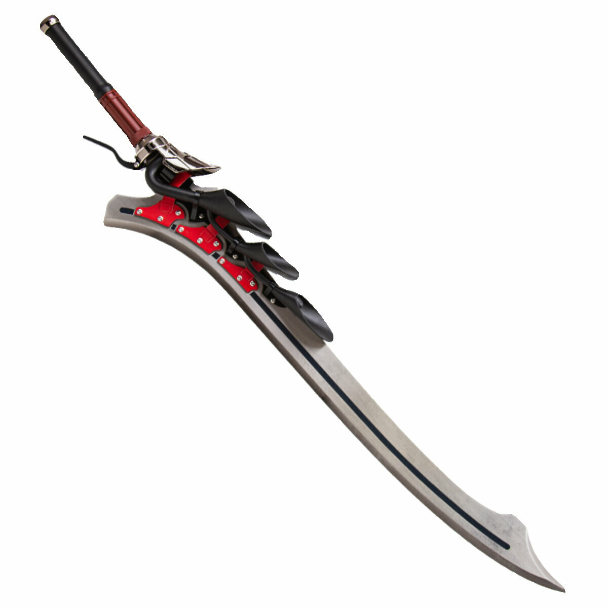 Модель оружия Nero Red Queen из Devil May Cry 5, 1:1 металл, 135.5 см, коллекционная (без заточки)