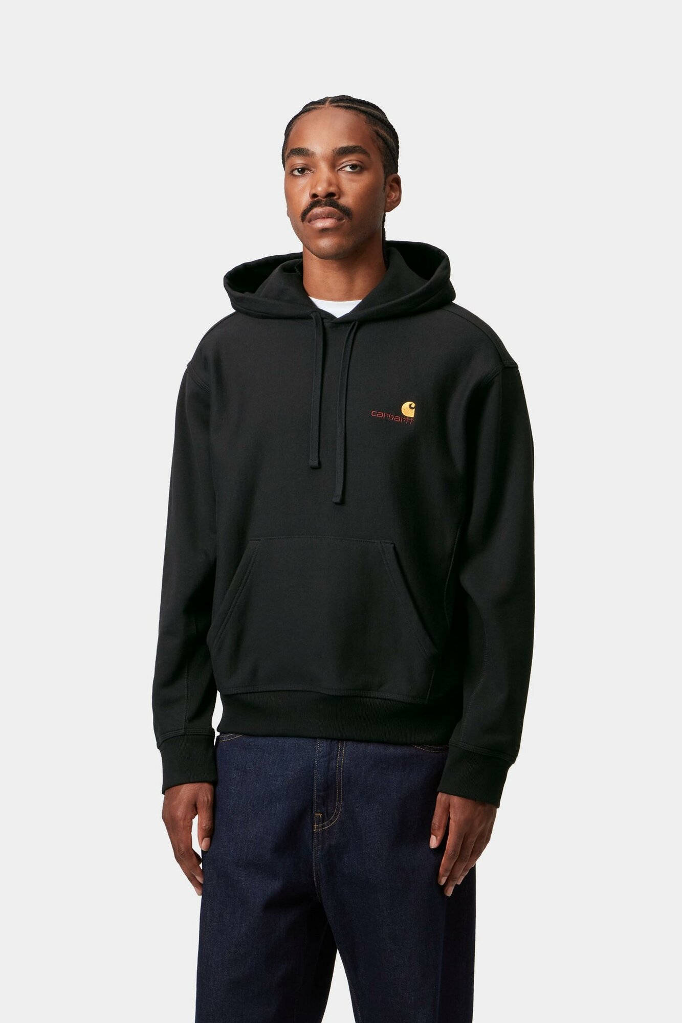 Худи Carhartt WIP American Script, размер L, , black — фото 1