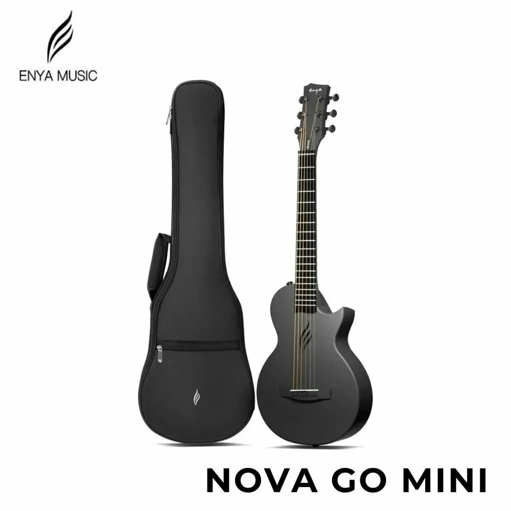 Акустическая гитара "Enya Nova Go Mini", углеродное волокно,6 струн, белая