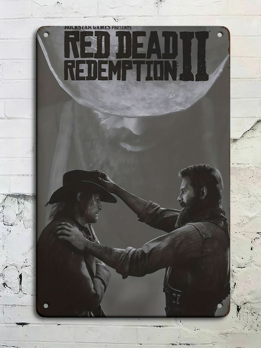 Алюминиевая печатная картина Red Dead Redemption II, 20 * 30cm