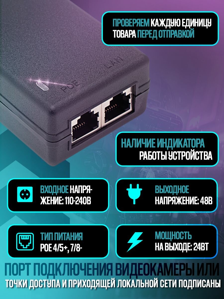 PoE-инжектор — фото 1