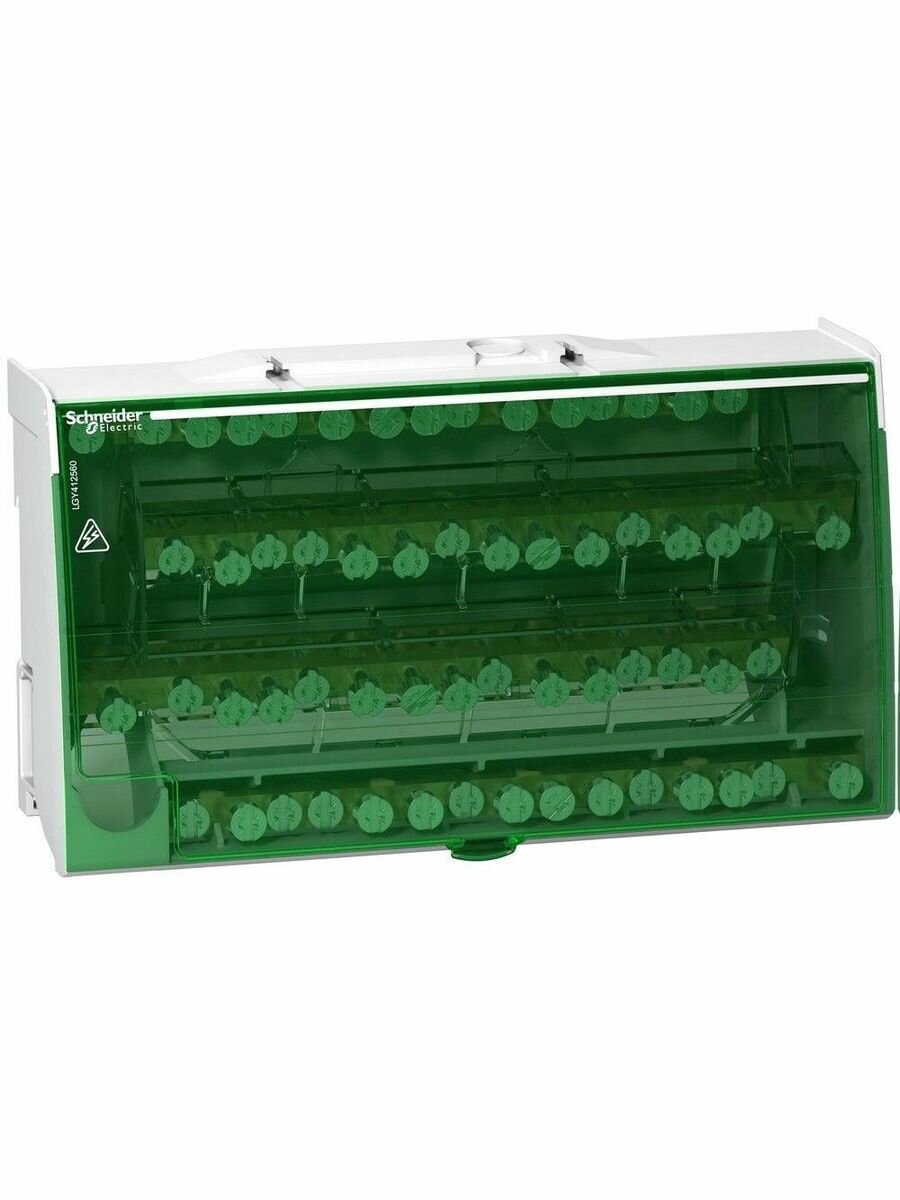 Распределительный блок (4х15) 60 отверстий 125А Schneider Electric LGY412560