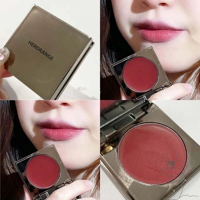Крем-румяна HERORANGE Sweet Blush 06#, универсальный оттенок для лица и губ, матовый финиш