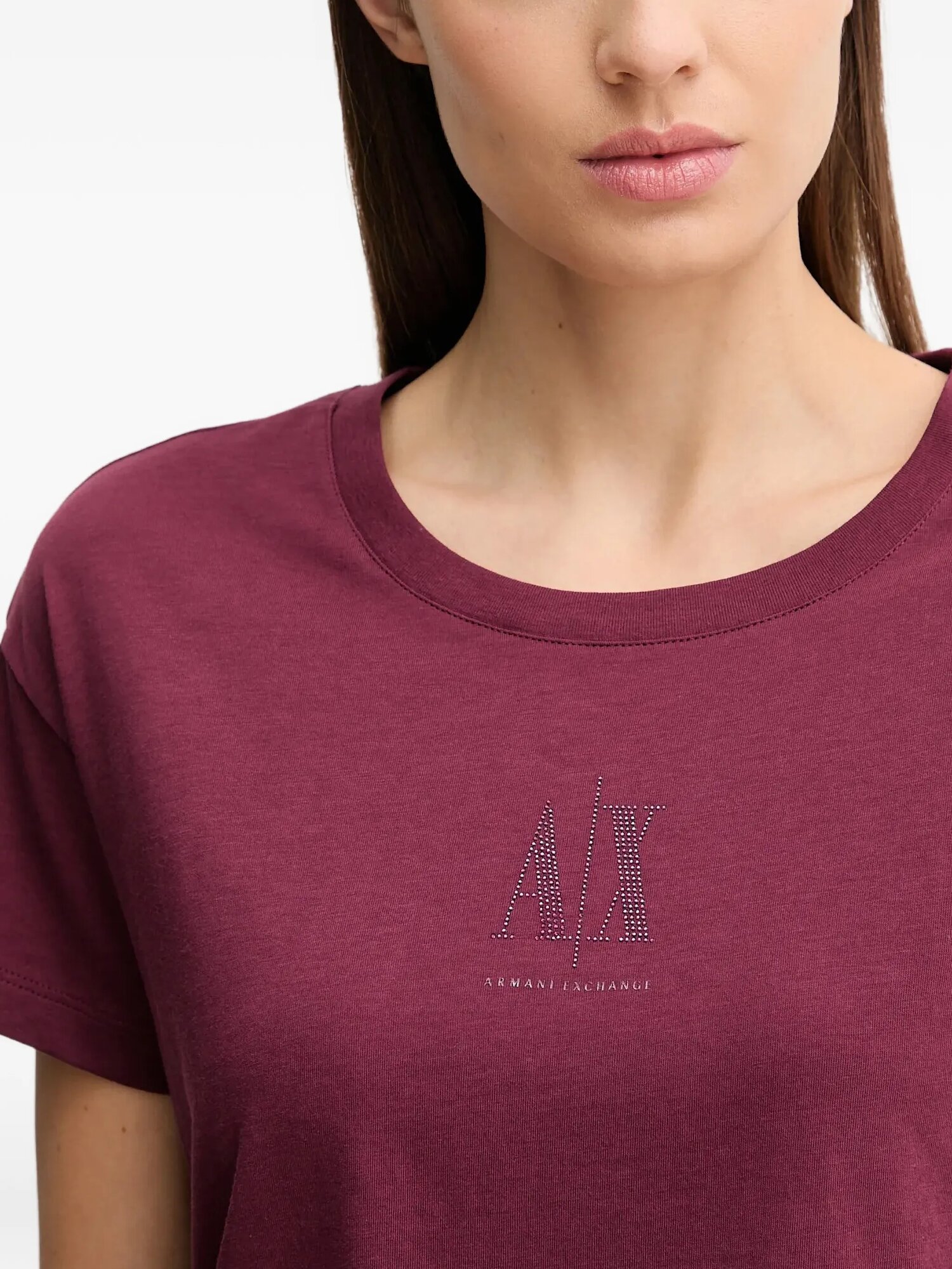 Футболка Armani Exchange, размер 40, purple — фото 1