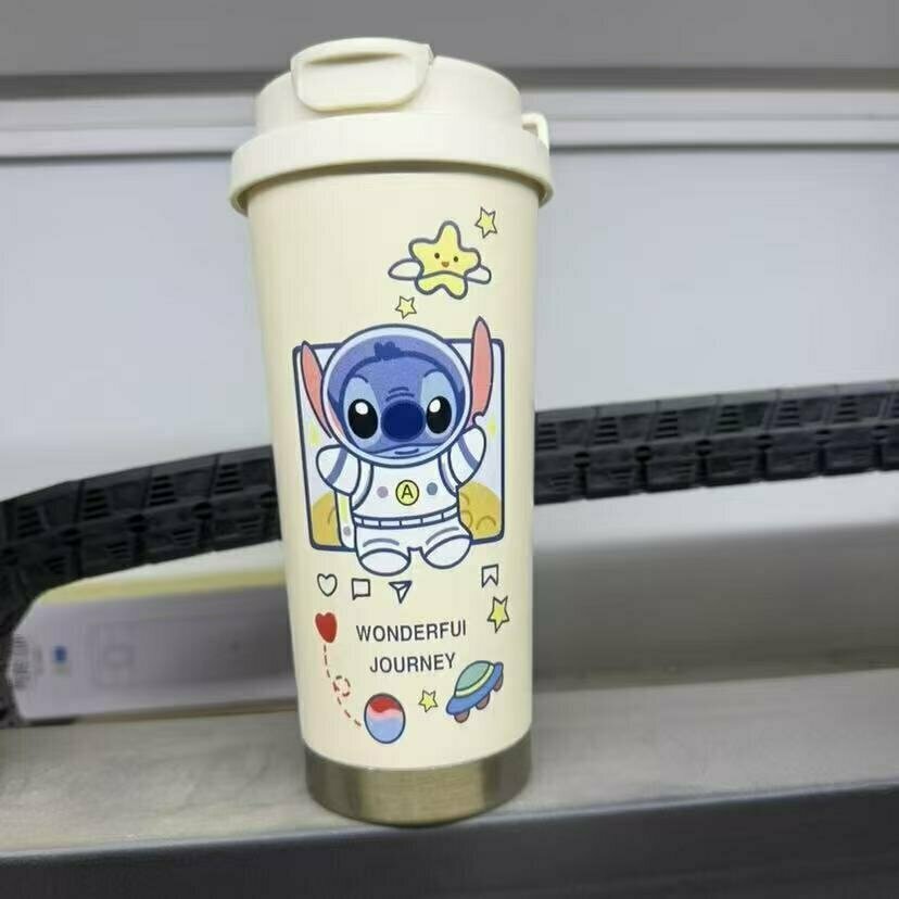 Термокружка Miniso Lilo and Stitch из нержавеющей стали, 500 мл