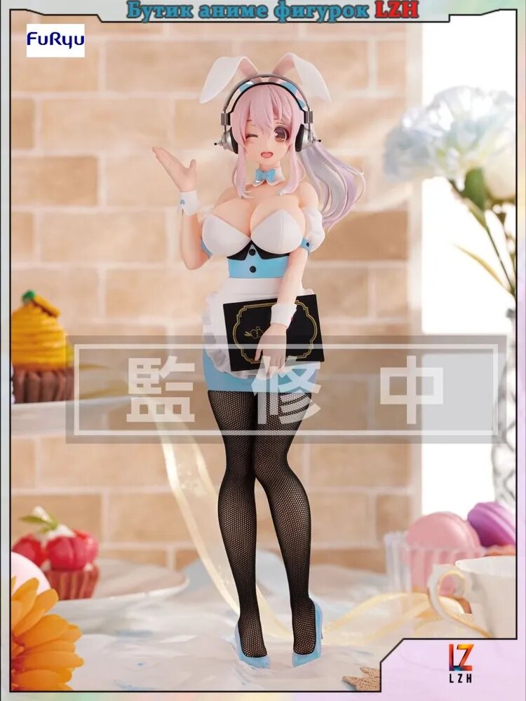 Аниме Фигурка FuRyu BiCute Bunnies Супер Сонико(Super Sonico) Bunny версия 28cм (LZH)