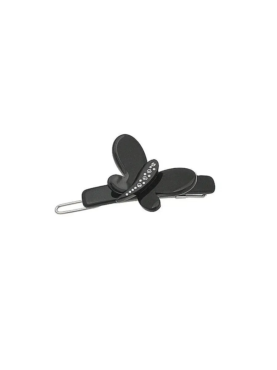 Приколка для волос Magie Accessoires, Франция, черная, 4,7 см.