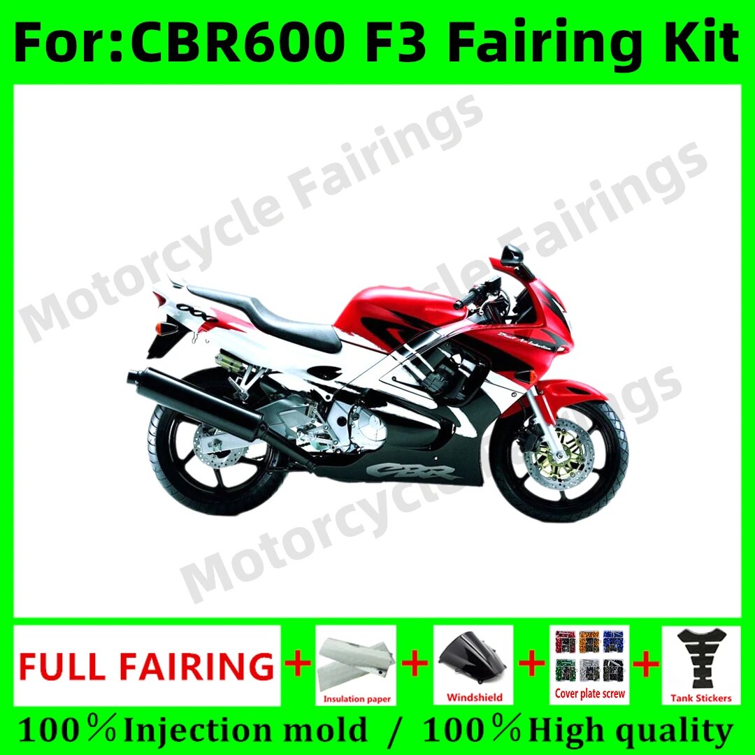 Полный комплект обтекателей для мотоцикла, подходит для HONDA CBR600 CBR 600 F3 fairing kit 6