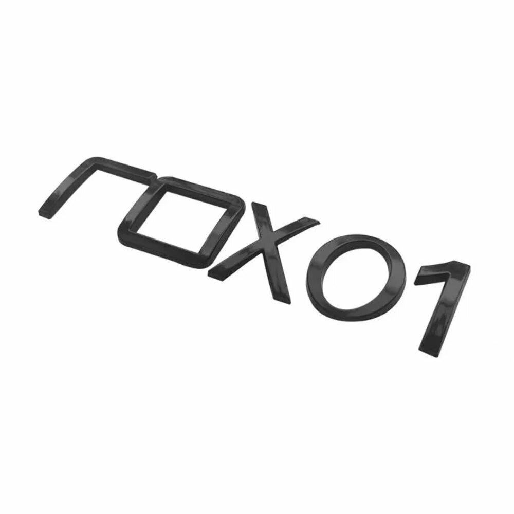 Наклейка-логотип ROX 01 (черненая) для BAIC Jishi Polestone 01, наклейка-буква на крышку багажника, внешняя декоративная наклейка для автомобиля ROX 01