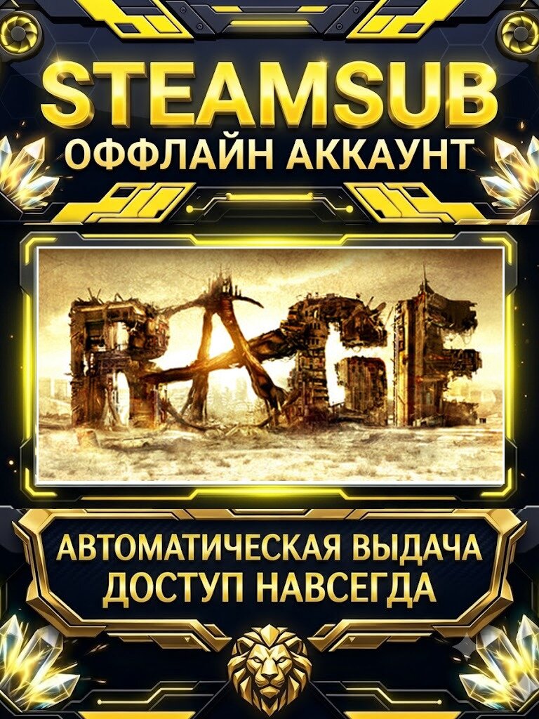 RAGE игра на аккаунте для ПК с OFF активацией для Steam (PC) РФ + СНГ