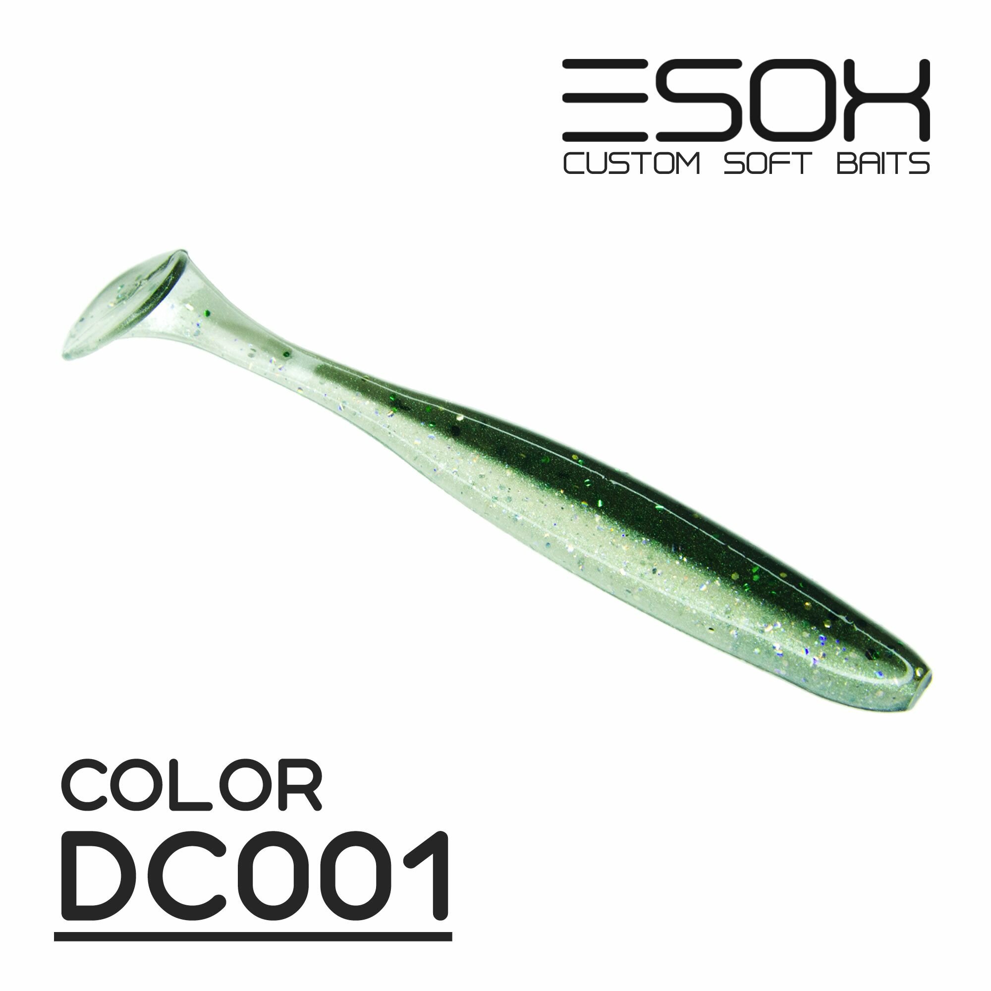 Мягкая приманка для рыбалки ESOX Sheasy 3.2" (80мм) 6 шт.