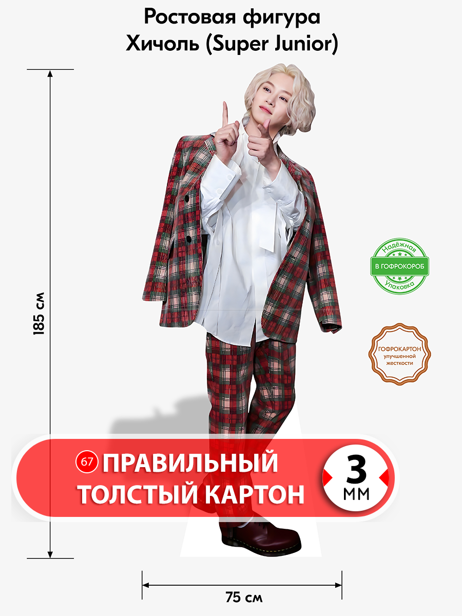 Аксессуар для фотосессий, Хичоль (Super Junior) 1, ростовая фигура