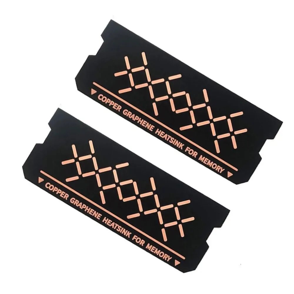 2 шт Быстрые медные радиаторы для DDR5/DDR4/DDR3/DDR2
