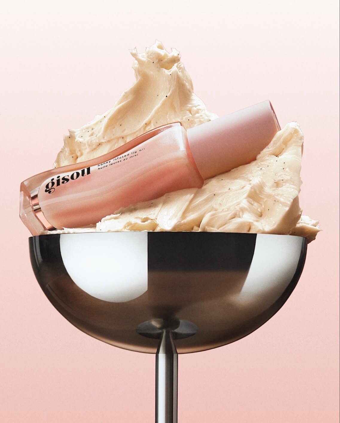 GISOU увлажняющее масло для губ "Infused lip oil", оттенок vanilla glaze