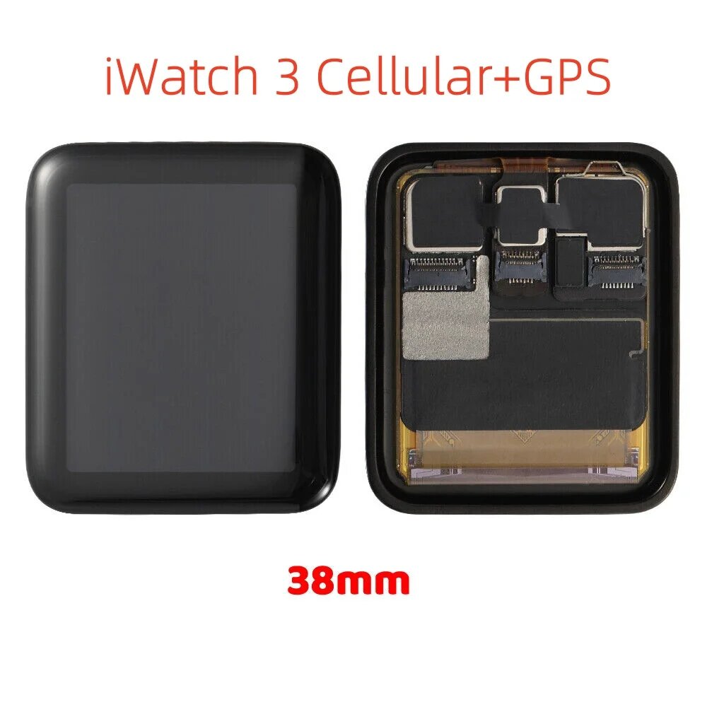 OLED-дисплей для Apple Watch Series 1 2 3 4 5 6 7 3 GPS Cellular, LCD-экран с Series-3Cellular-38