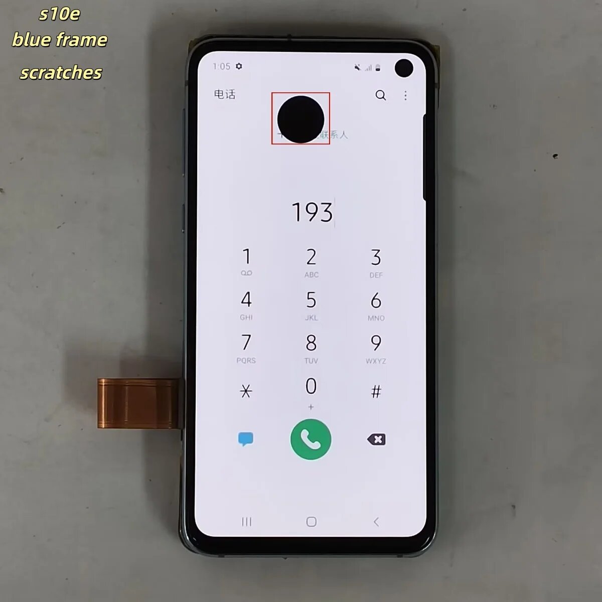 5,8 "супер дефект amoled для Samsung S10e G970 G970F G970U G970W ЖК-дисплей с 193blue frame