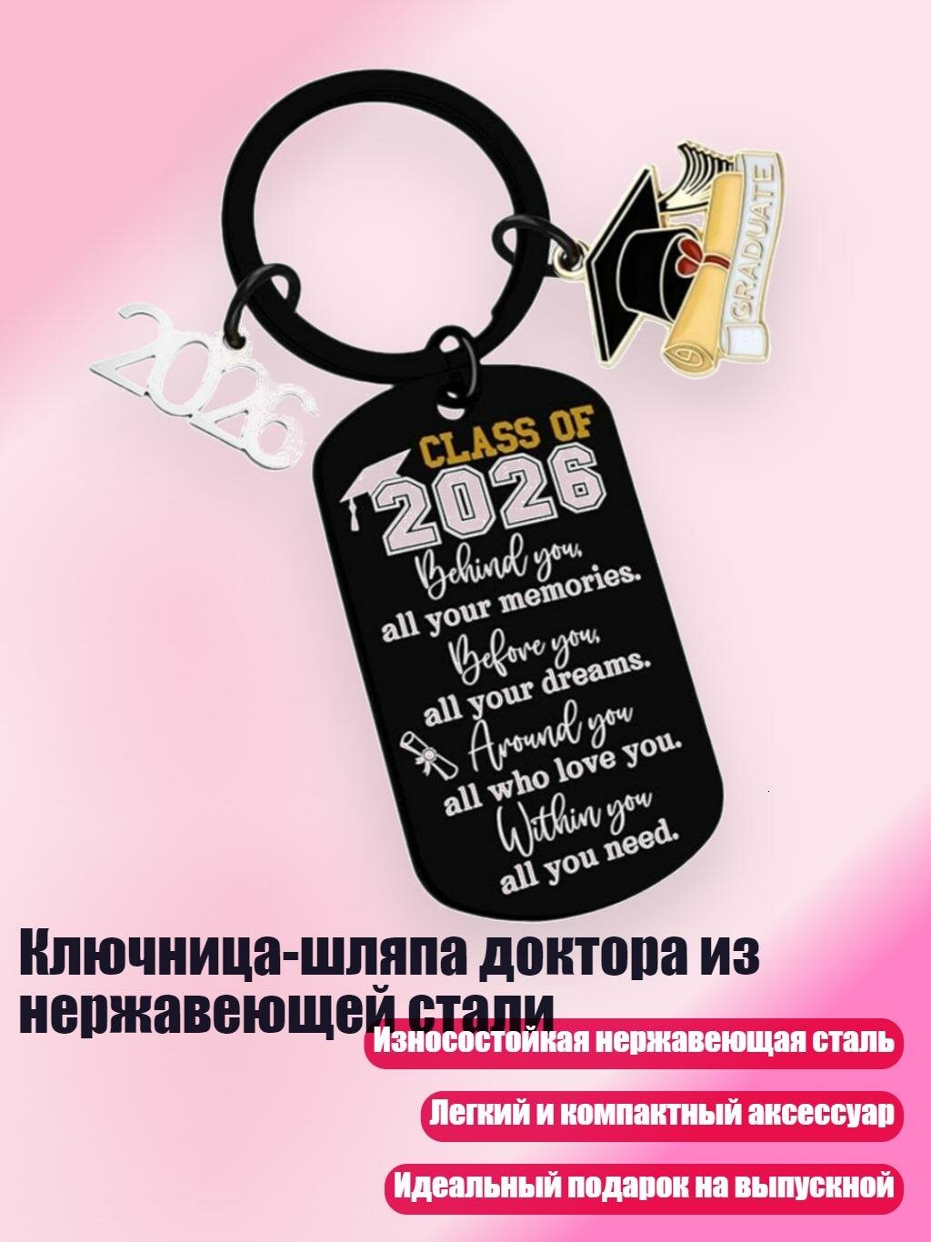 Ключница-шляпа доктора из нержавеющей стали, 7