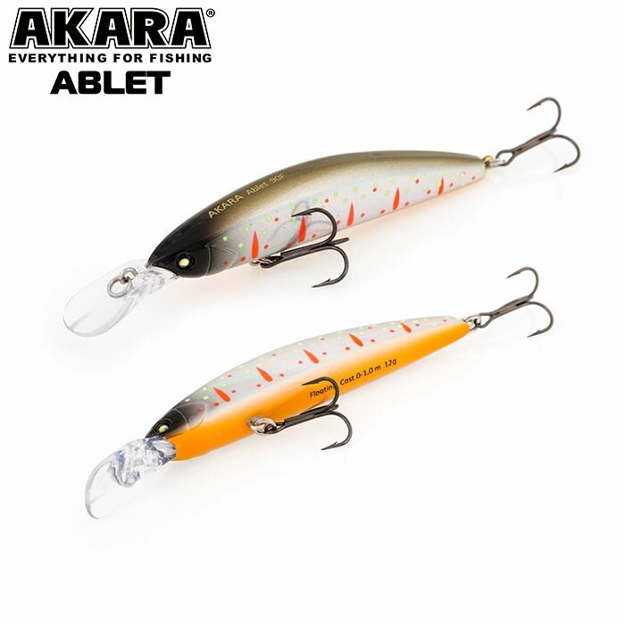 Воблер Akara Ablet 90F 12гр. (3/7 oz 3,5 in) A110