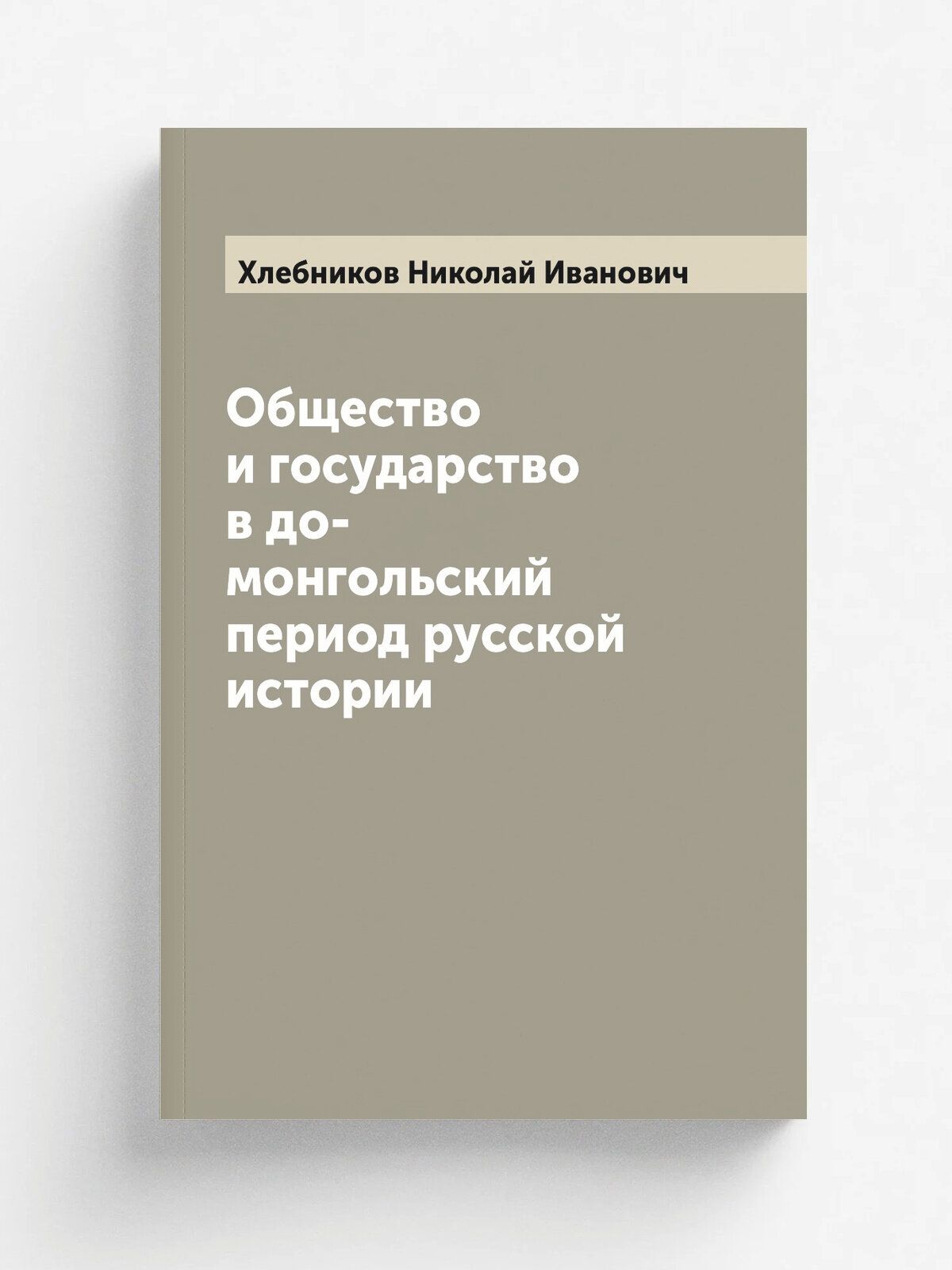 Общество и государство в до-монгольский период русской истории