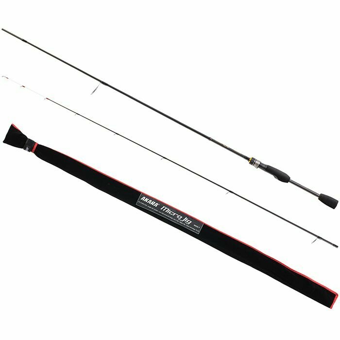 Спиннинг штекерный угольный 2 колена Akara SL1003 Micro Jig 762UL-T TX-30 (0,6-8) 2,3 м