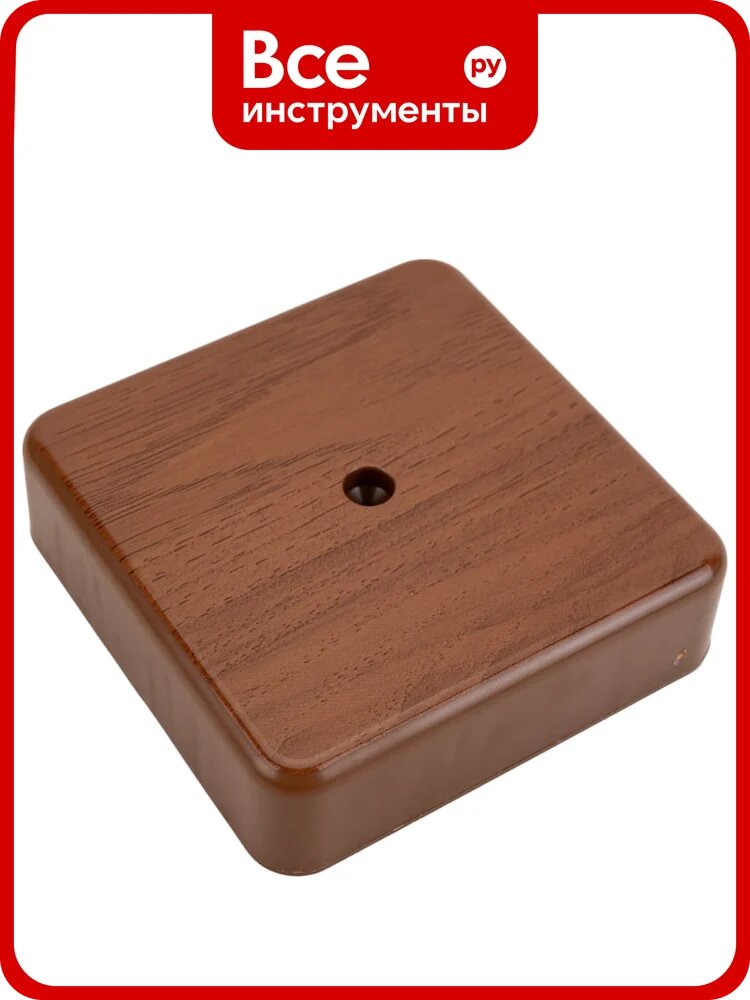 Распаечная, IEK, коробка IEK КМ для о/п 75x75x20мм дуб UKO10-075-075-020-K24-E, кабельных каналов