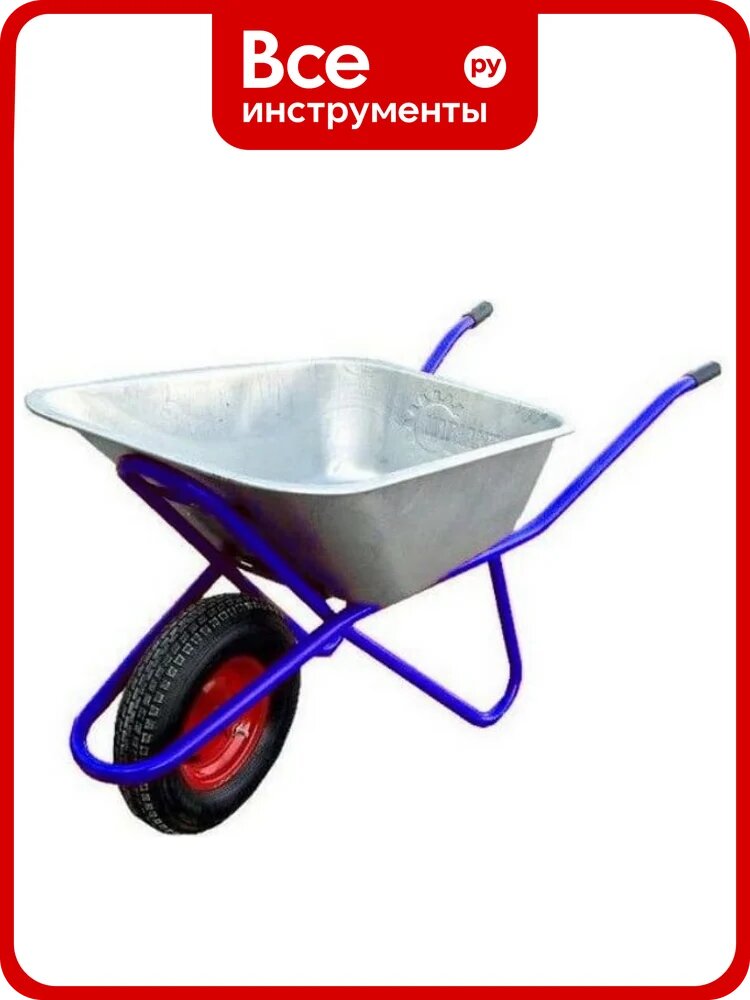 Строительная, одноколесная тачка Variant, промо 110л, колесо 4.80/4.00-8, грузоподъемность 180кг, корыто