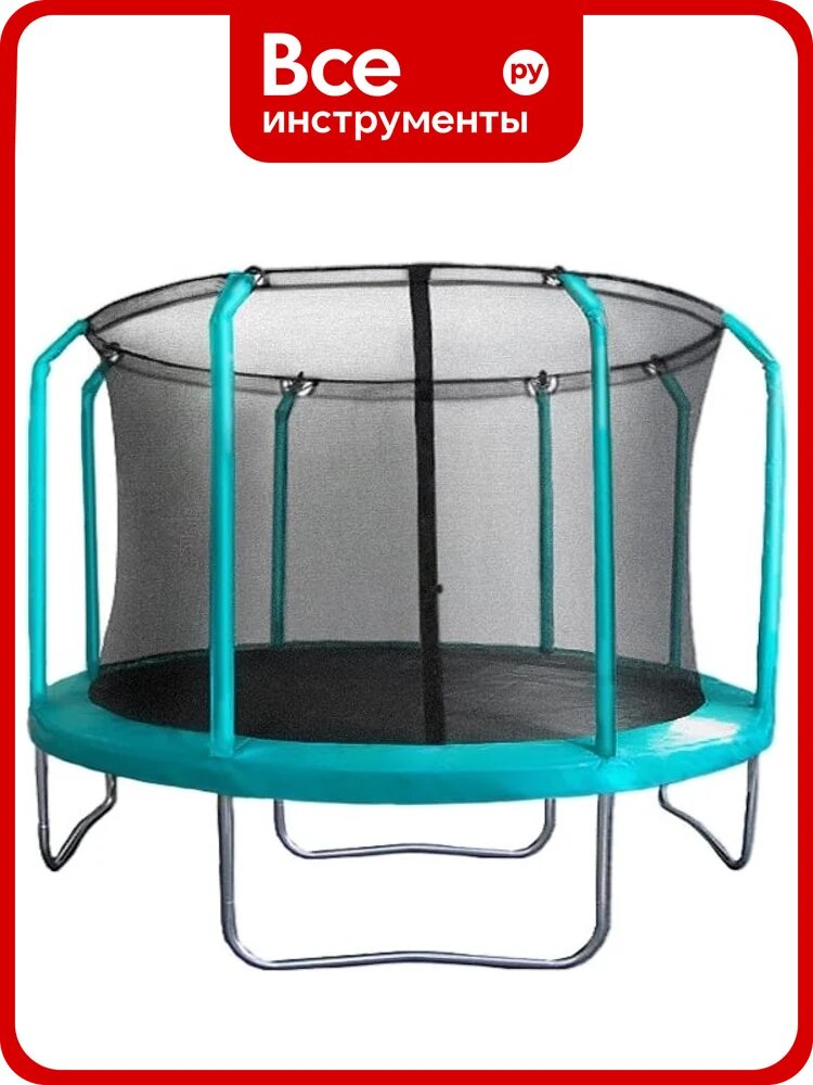 Батут с защитной cеткой Perfetto Sport PREMIUM STRONG 10", диаметр 3 м, зелёный СГ000005562