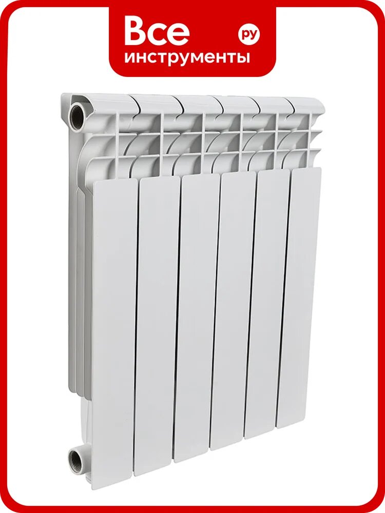 Биметаллический радиатор ROMMER Profi BM 500 8 секций BI500-80-80-150 RG008P0CKOGJKJ