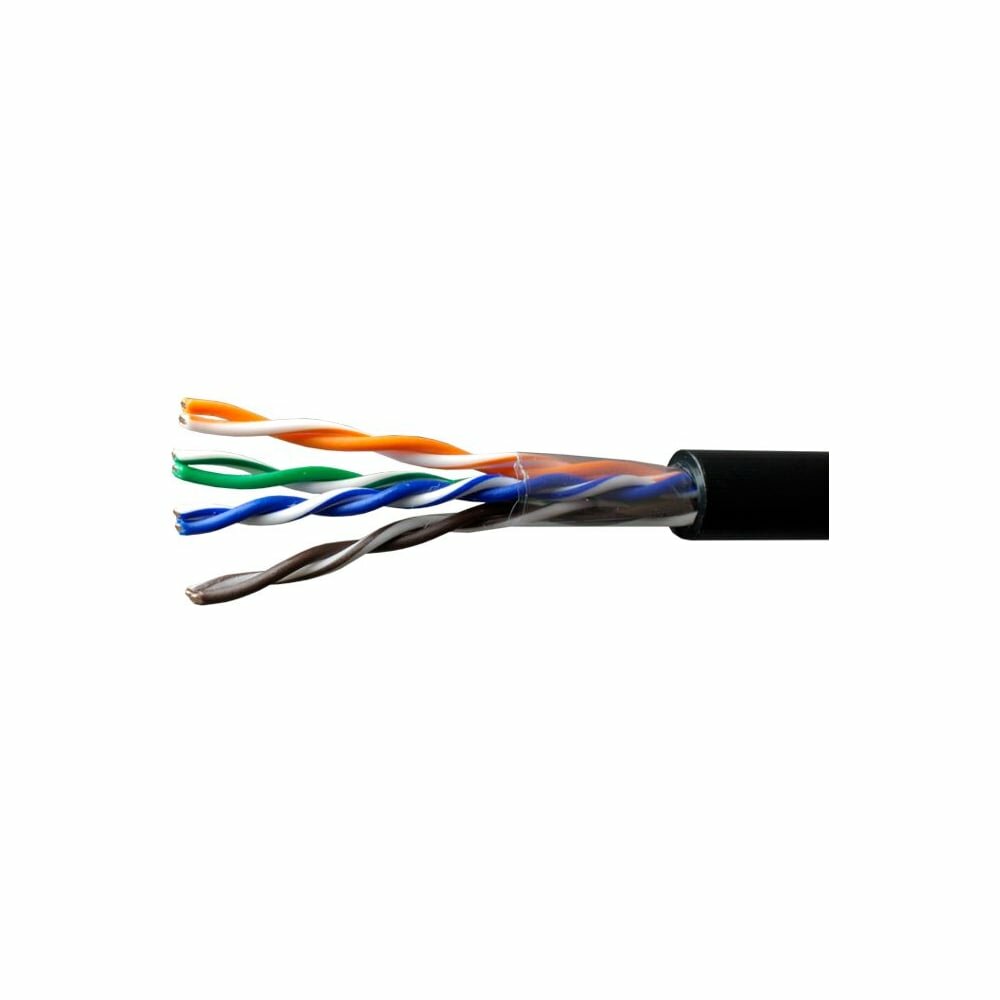 Сетевой интернет кабель витая пара SUPRLAN медный Median UTP Cat.5e 4x2xAWG24 Cu PE внешний 305м 01-0335-1 — фото 1