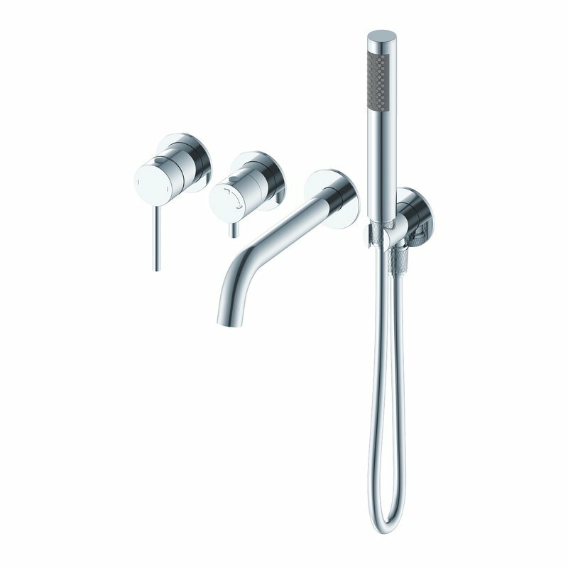 Встраиваемый смеситель для душа и ванны Wonzon & Woghand Stick WW-889017-CR С внутренней частью, хром