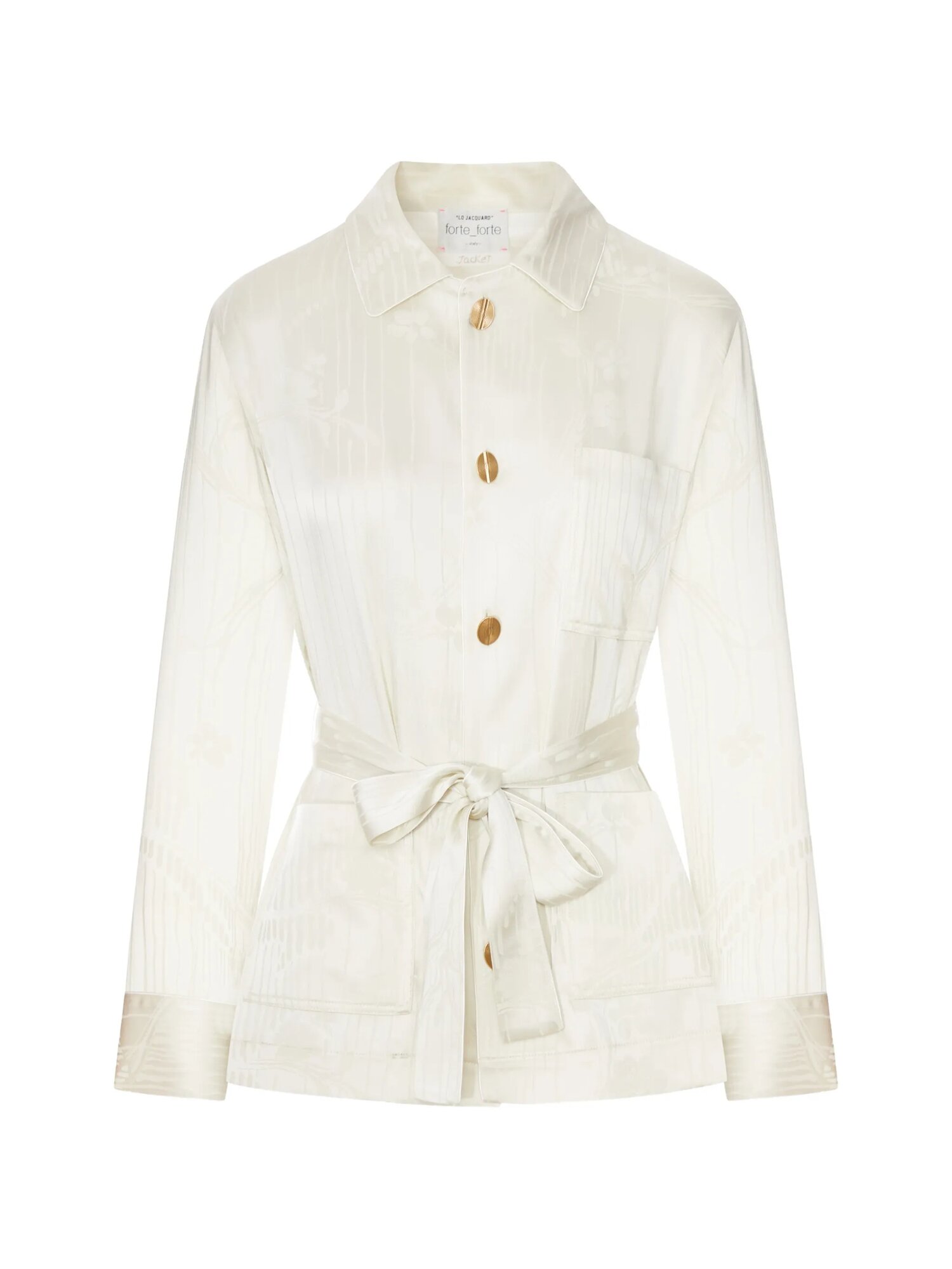 Куртка Jacquard-pattern belted jacket