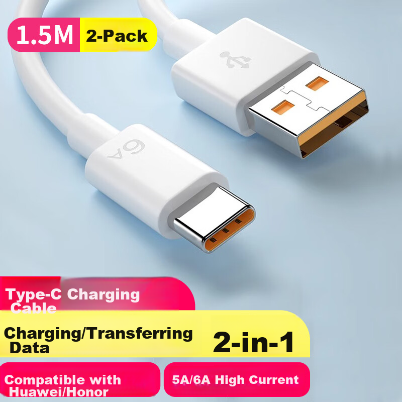 Masentek 6A быстрая зарядка Type-C кабель USB-A к C 1.5м совместимость с Huawei Xiaomi Samsung Цвет：Android Type-C -6A