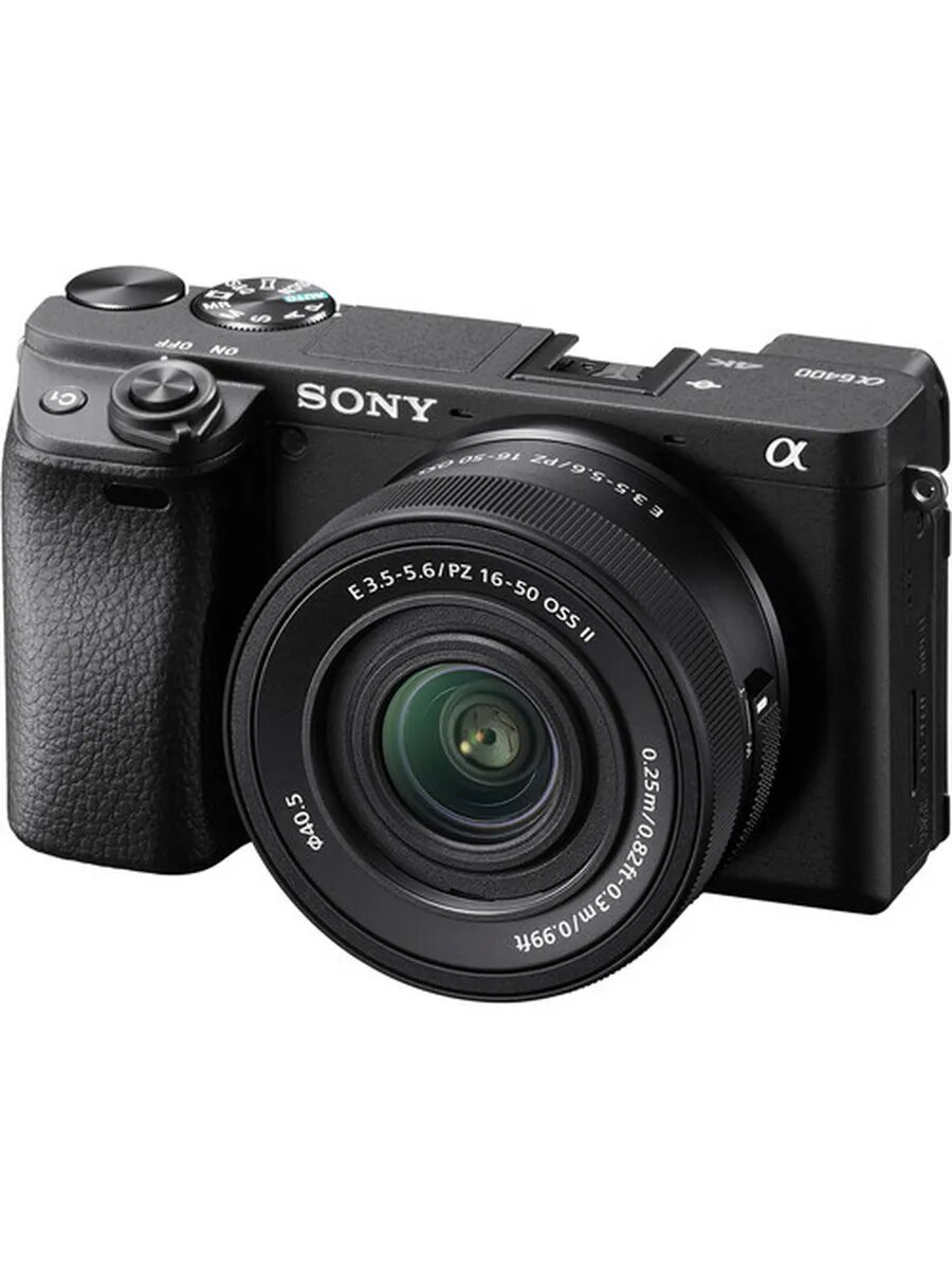 Фотоаппарат Alpha a6400 Kit 16-50mm II, черный