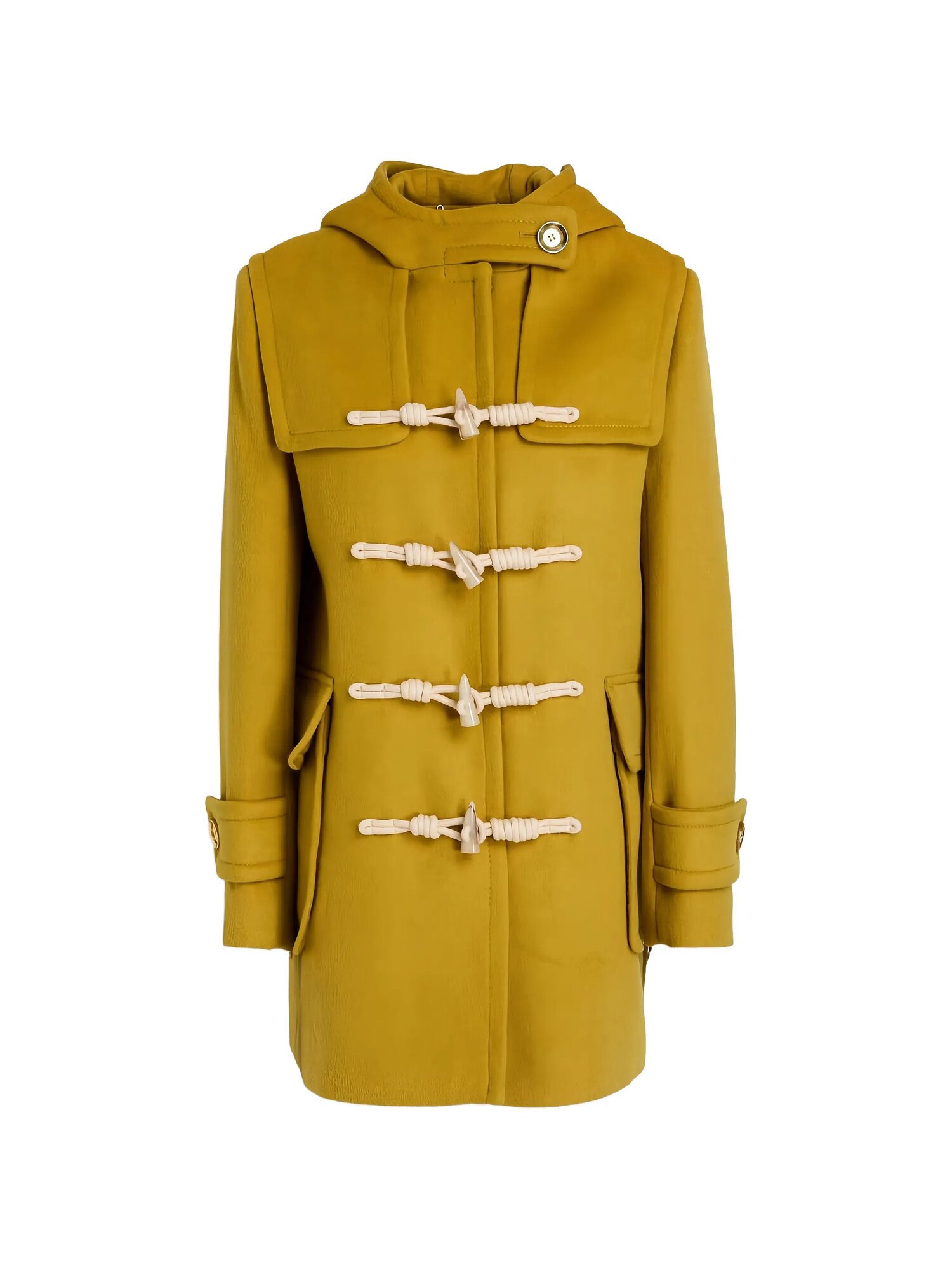 Пальто Hooded toggle-fastening coat