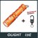 Olight Фонарь-прожектор Olight i3E EOS, оранжевый, 90 люмен, 44 м, 1 режим, AAA